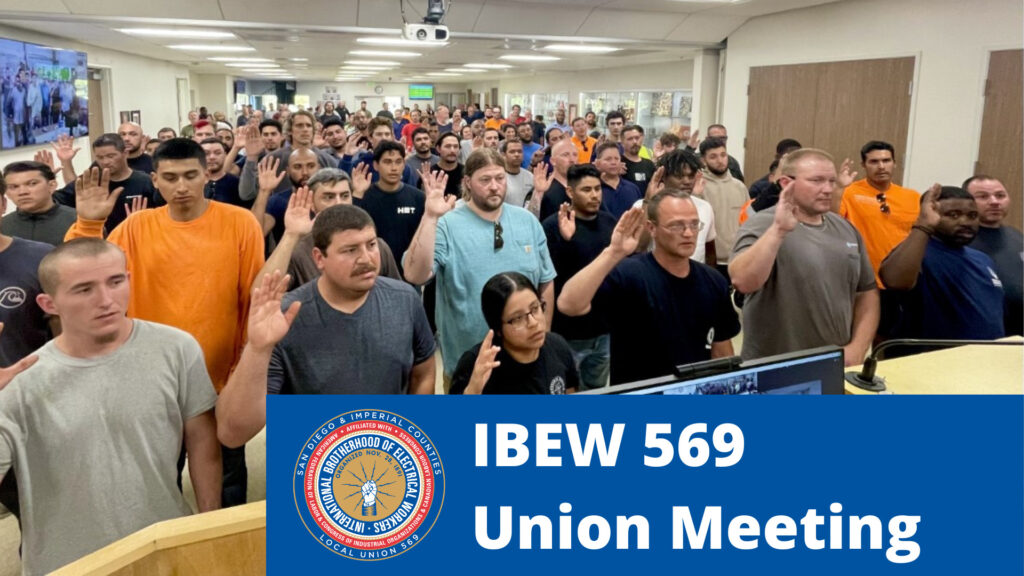 IBEW 569 Union Meeting - IBEW International Brotherhood of Electrical ...