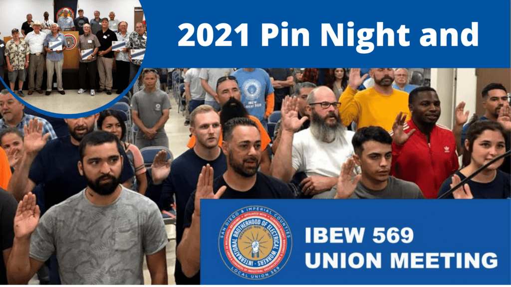 2021 IBEW 569 PIN NIGHT & Union Meeting - IBEW International ...