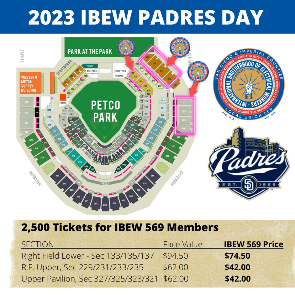2023 IBEW 569 Padres Day & Tailgate Party - IBEW International ...