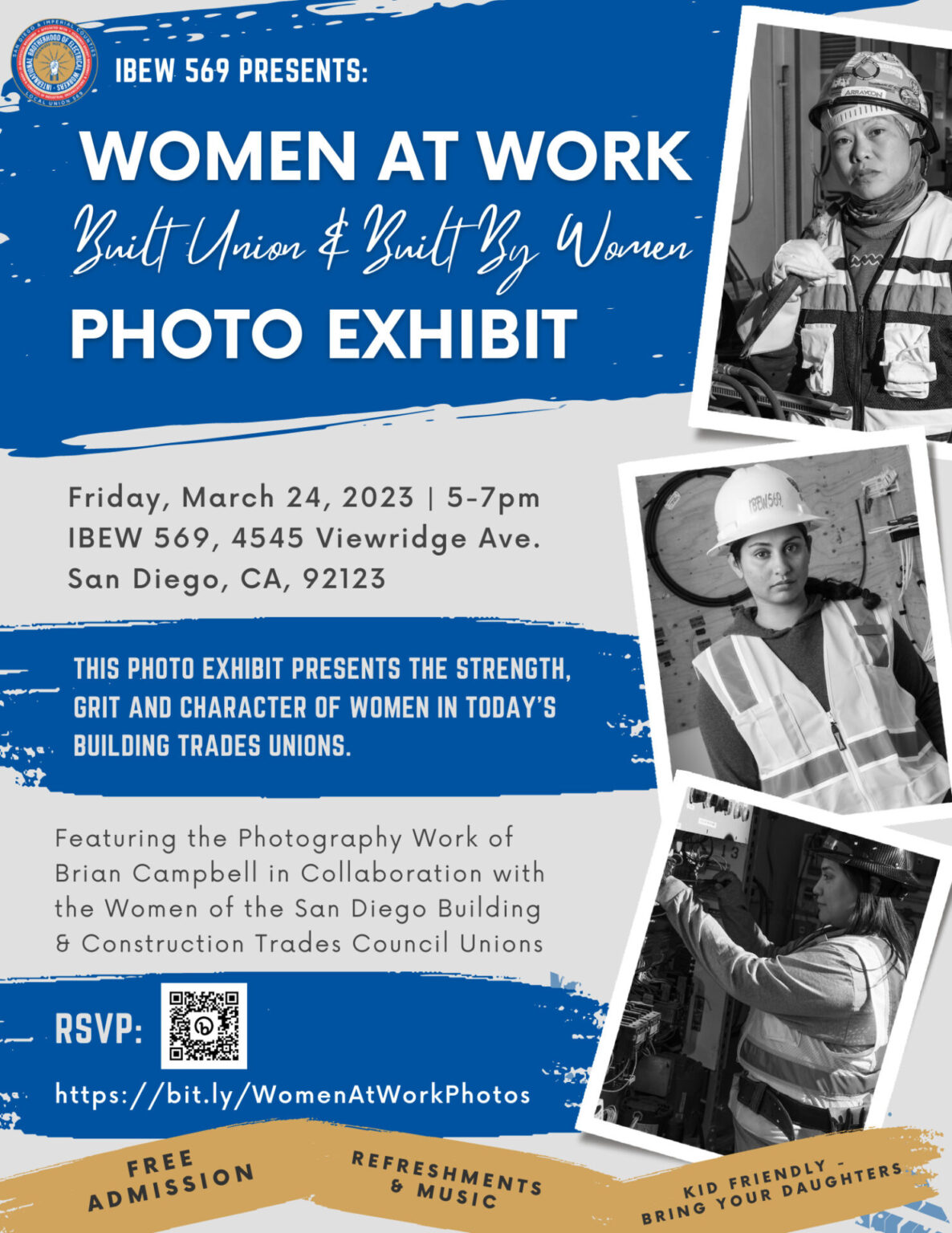 IBEW 569 Presents: WOMEN AT WORK - PHOTO EXHIBIT - IBEW International ...
