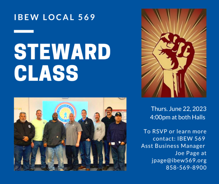 News - IBEW International Brotherhood of Electrical Workers Local 569