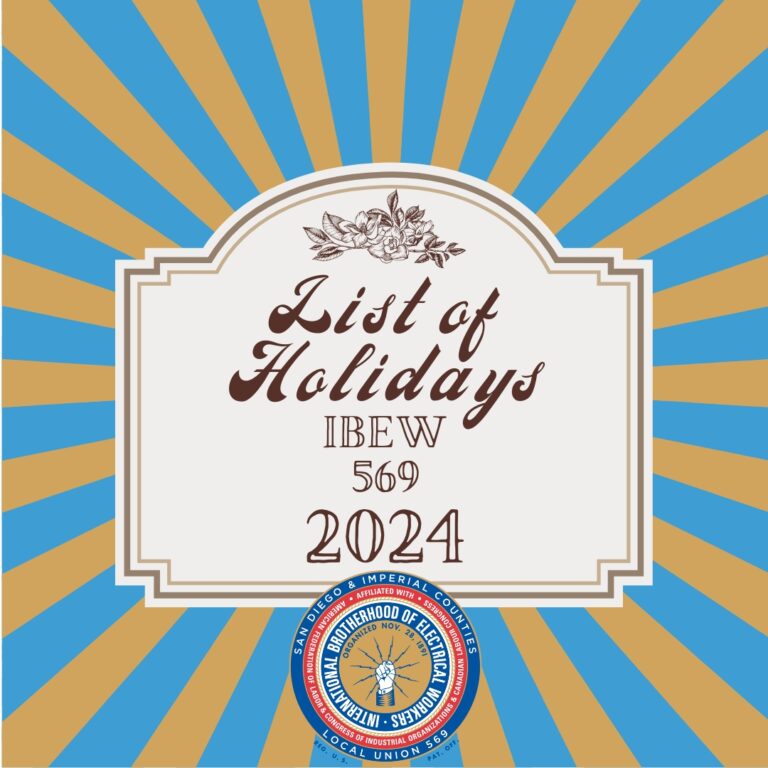 Member Dashboard - IBEW International Brotherhood of Electrical Workers ...