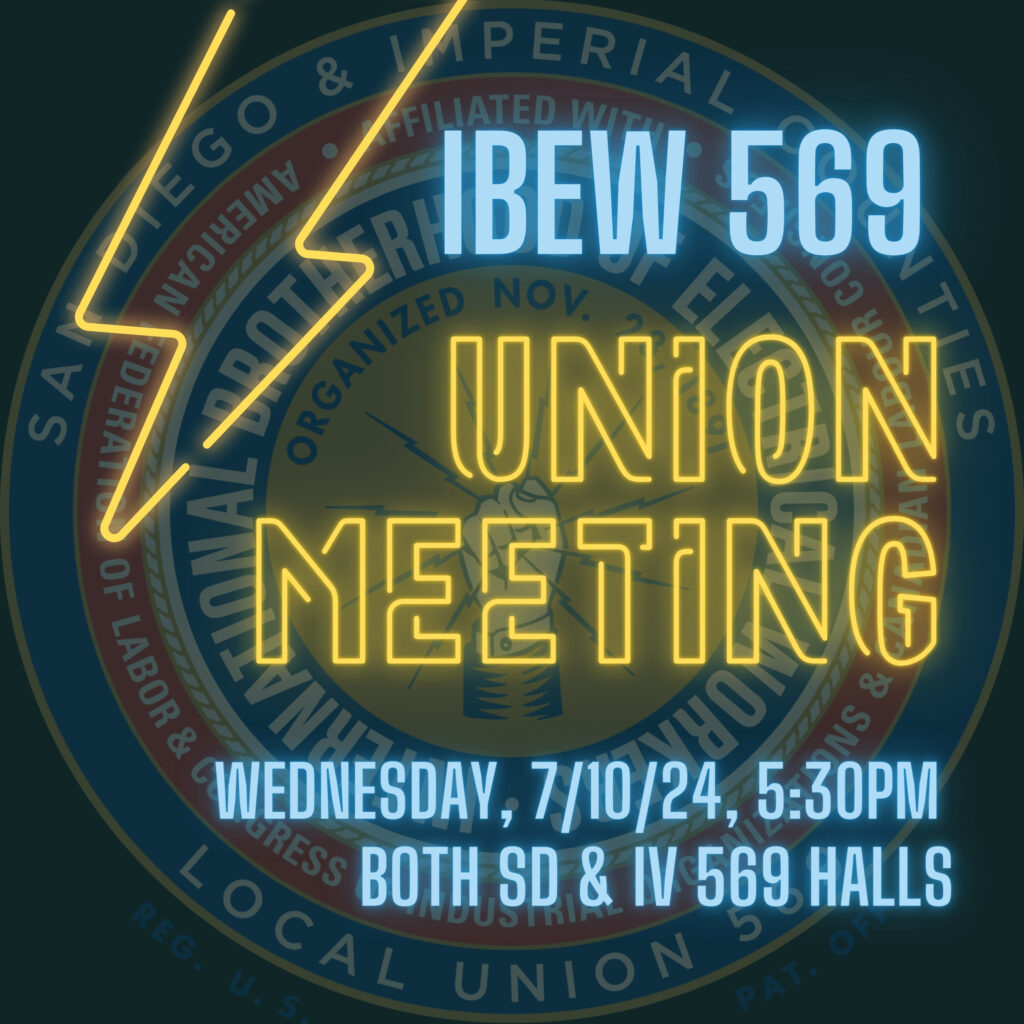 July General Meeting - IBEW International Brotherhood of Electrical ...